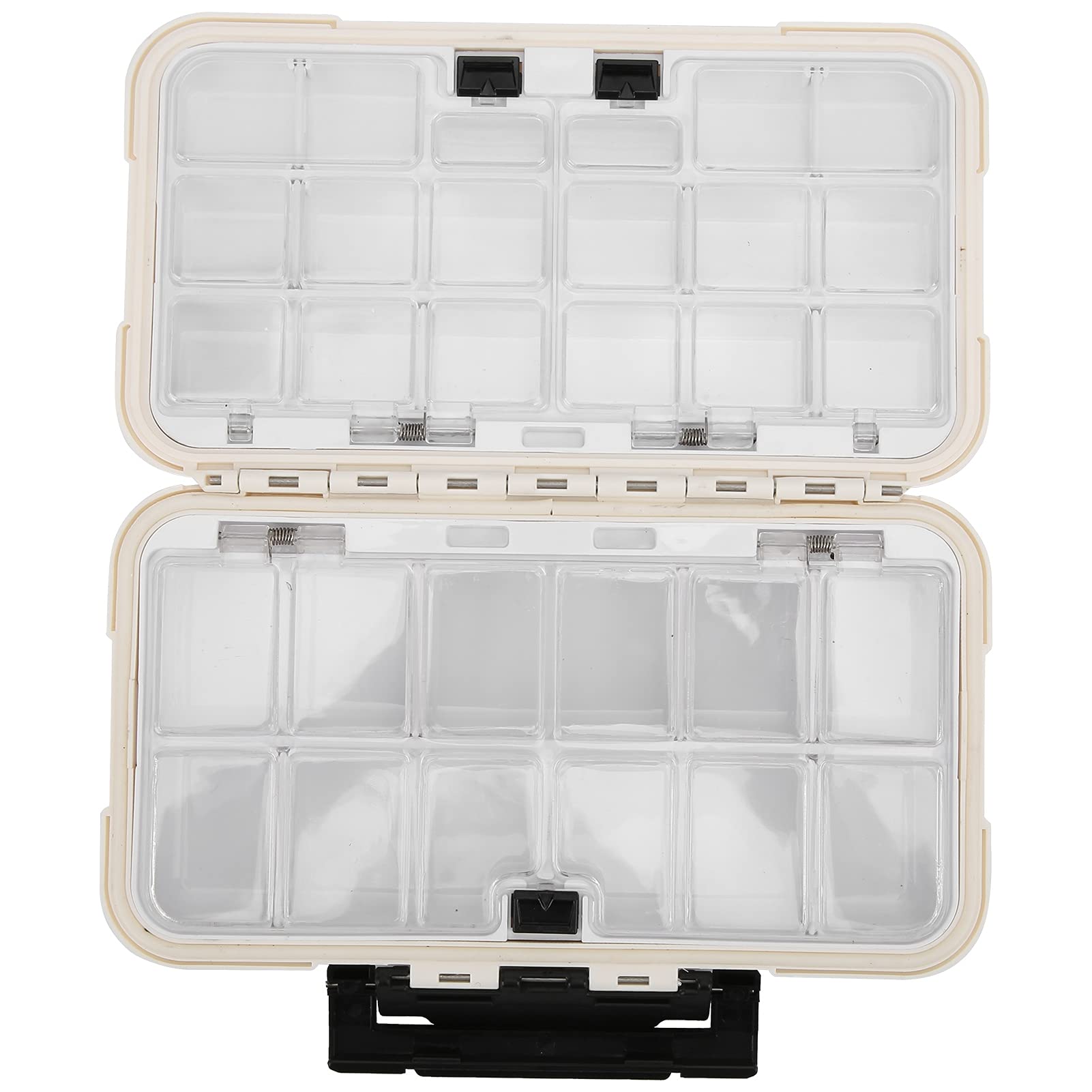 WNSC Plastic Fishing Tackle Box, Bait Lure Storage Box Organizer Fishing Gear Accessories Case for River Ponk Saltwater Freshwater