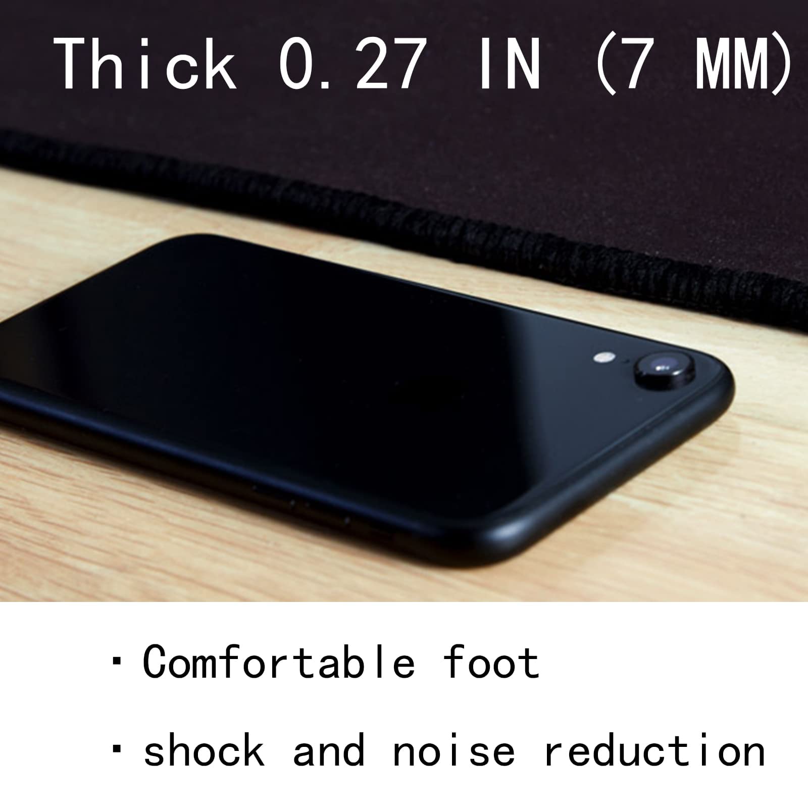 Vr Mat 47" Black Magic Array Large Vr Floor Rug Edge Sensing Soft Non Slip Skin Friendly VR Walking Platform