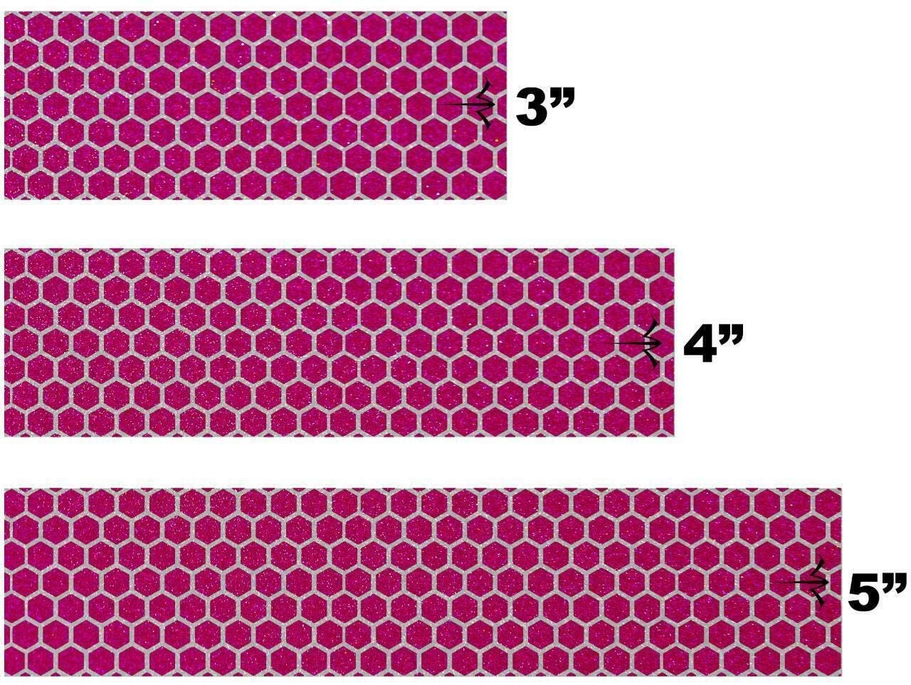 White Water Archery Pink Reflective Filled Honeycomb Arrow Wraps 15 Pc Pack 10 Colors Choose Length Width (5, 1)