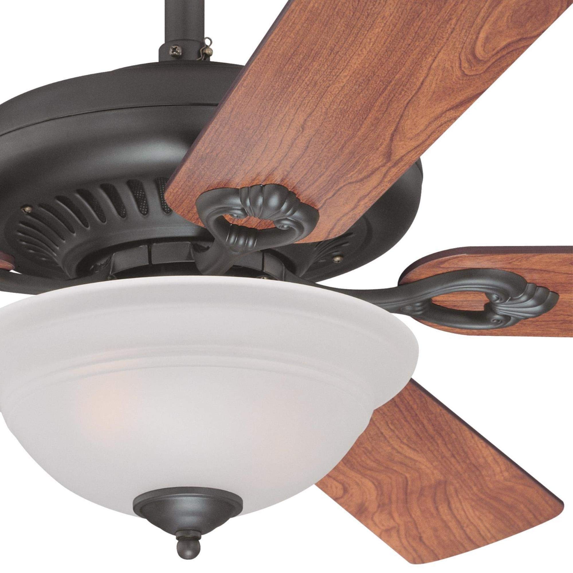 Westinghouse 7235100 Fairview Indoor Ceiling Fan with Light and Remote, 52 Inch, Oil Rubbed Bronze