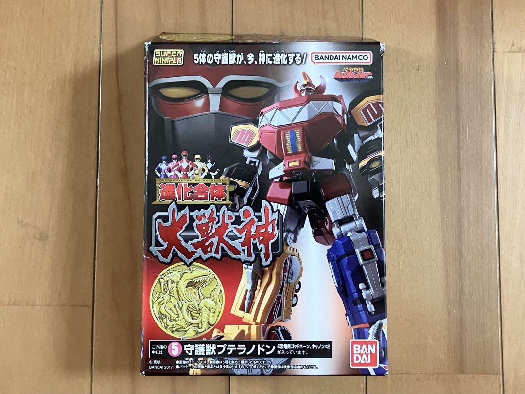 ノーブランド品 Dinosaur Sentai Juuranger Super Mini Pla Evolution Combined Beast God Pteranodon Figure Hobby Goods