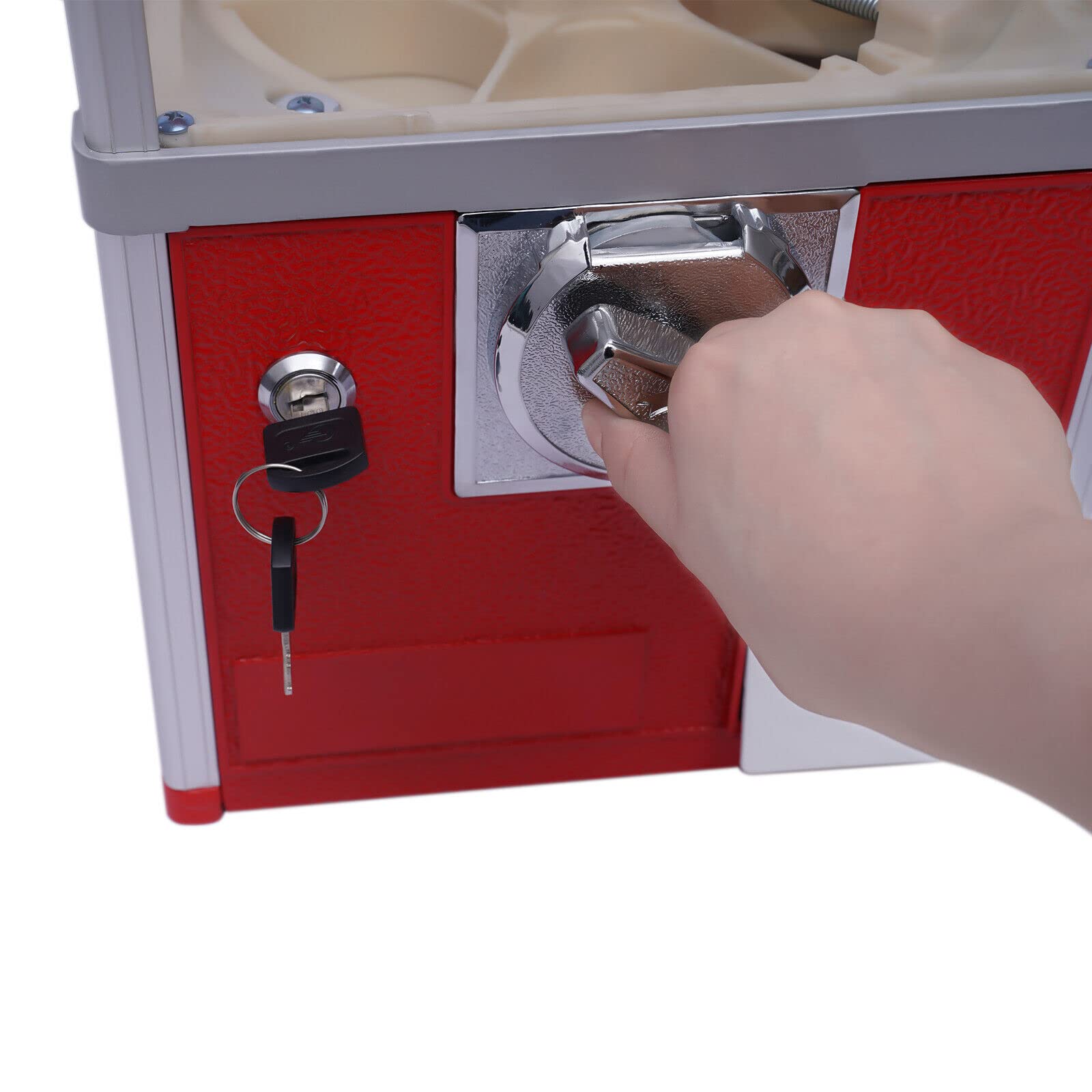 TQSHOoP Vending Machine, Capsule Vending Machine, Candy Gumball Machine for 1.1-2.1” Ball (Capsule Not Included)