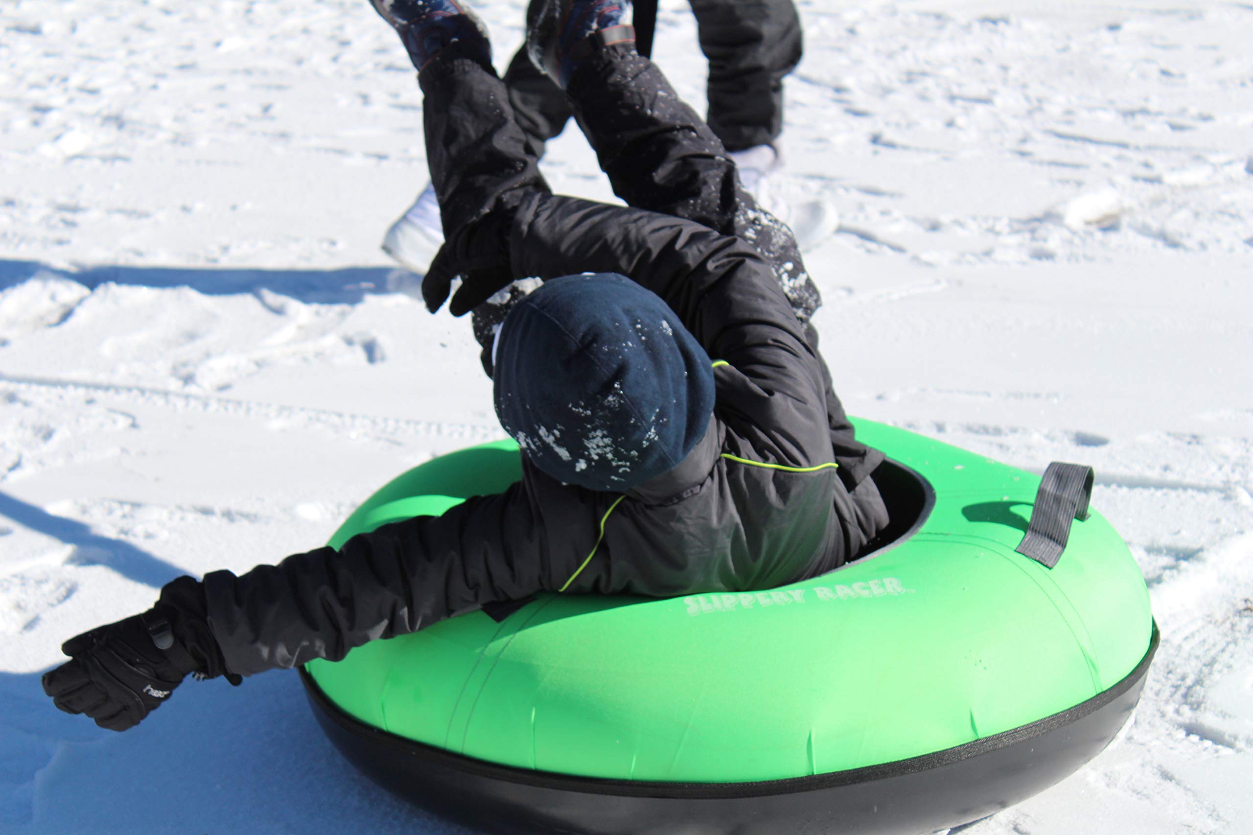 Slippery Racer Heavy Duty Commercial Snow Tube, Hard Bottom, Cushion Insert, Canvass Cover-42β
