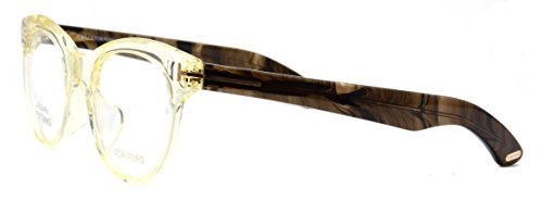 Tom Ford Eyeglasses Frame TF5378-F 026, Crystal/Horn Brown Frame, 51