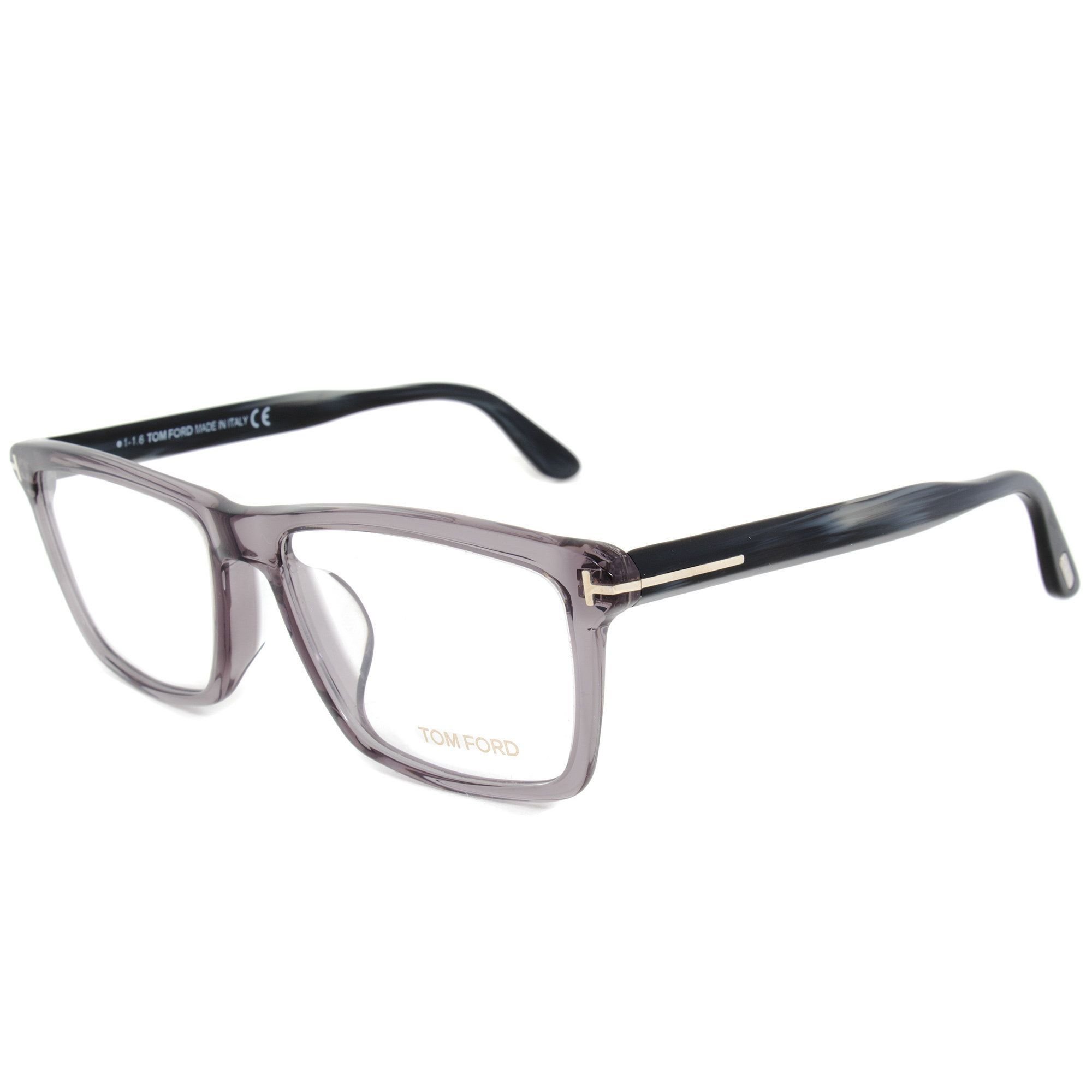 Tom Ford FT5407F 020 Eyeglass Frames, Crystal Grey, 57