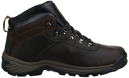 Timberland mens Flume Mid Waterproof Hiking Boot, Dark Brown, 8.5 US