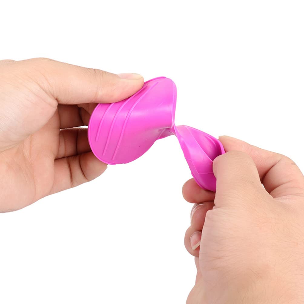 YARNOW 3Pcs Mini Oven Mitts Gloves Silicone Pot Holder Heat Resistant Finger Protector Pinch Grips Hot Dish Bowl Plate Holder Clip for Kitchen Tools Random Colors