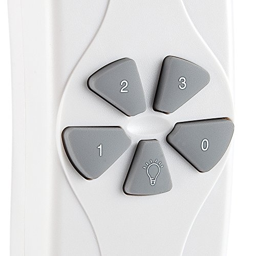 Westinghouse 7787000 Ceiling Fan and Light Remote Control, White