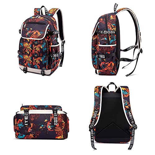 Soccer Player C-Ronaldo Individualized Laptop Outdoor Multifunction Backpack Travel Daypack Fans Bag For Men Women