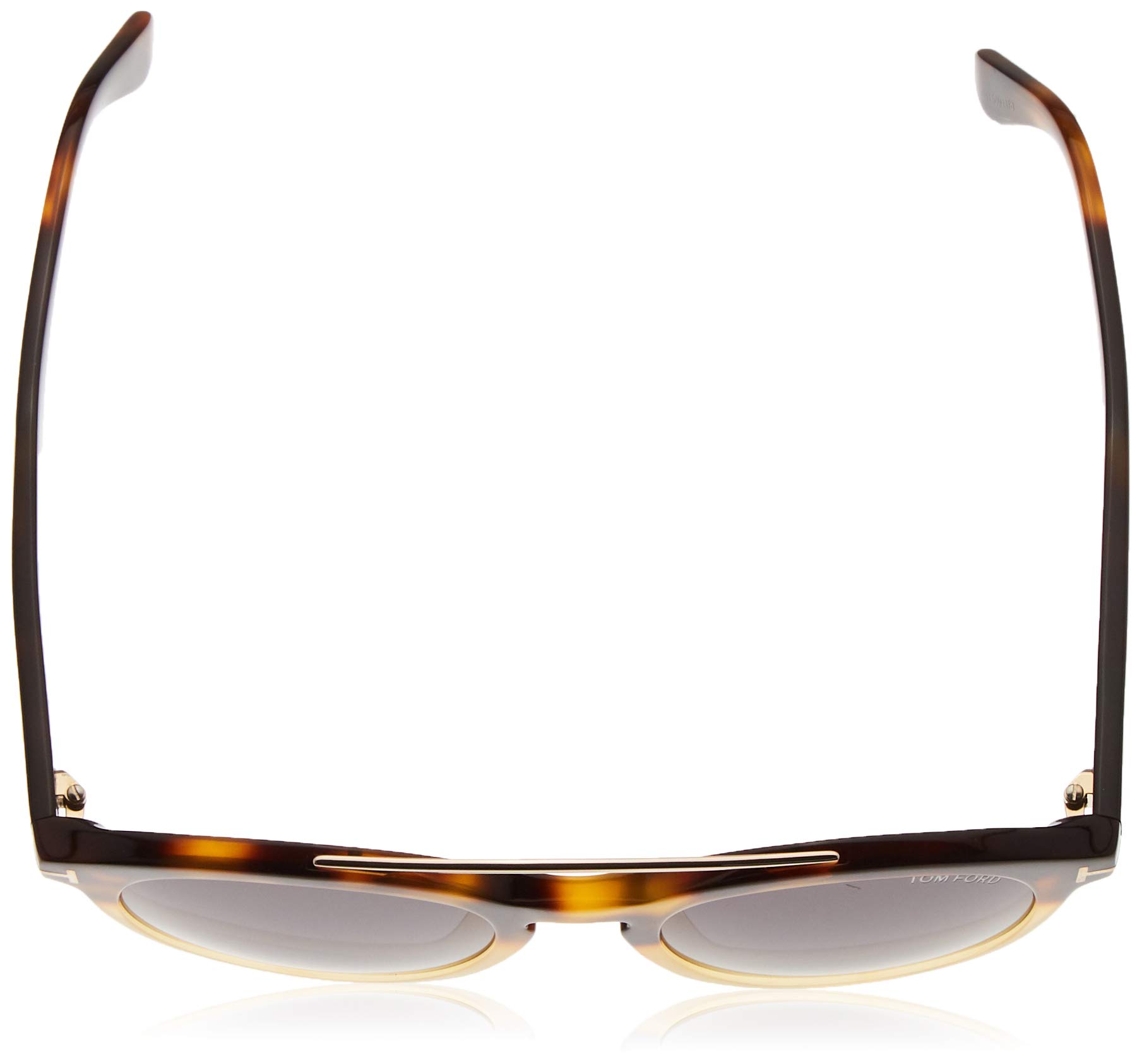 Tom Ford Mens Newman Tortoise Signature Round Sunglasses Brown O/S