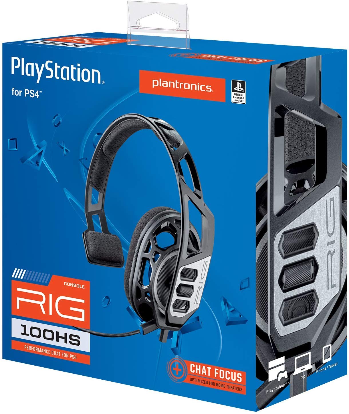 RIG 100Hs Gaming Headset for PlayStation4 - Playstation 4, Black, 9.8 x 8.3 x 2.8 inches; 3.84 Ounces