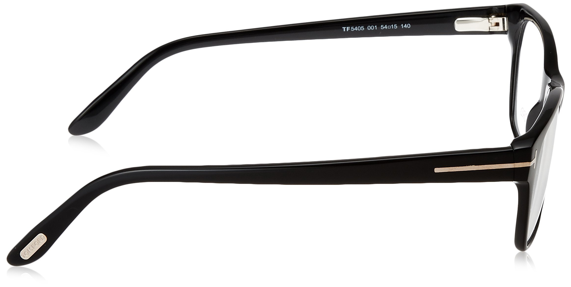 TOM FORD Women's TF 5405 001 Shiny Black Clear Butterfly Eyeglasses 54mm