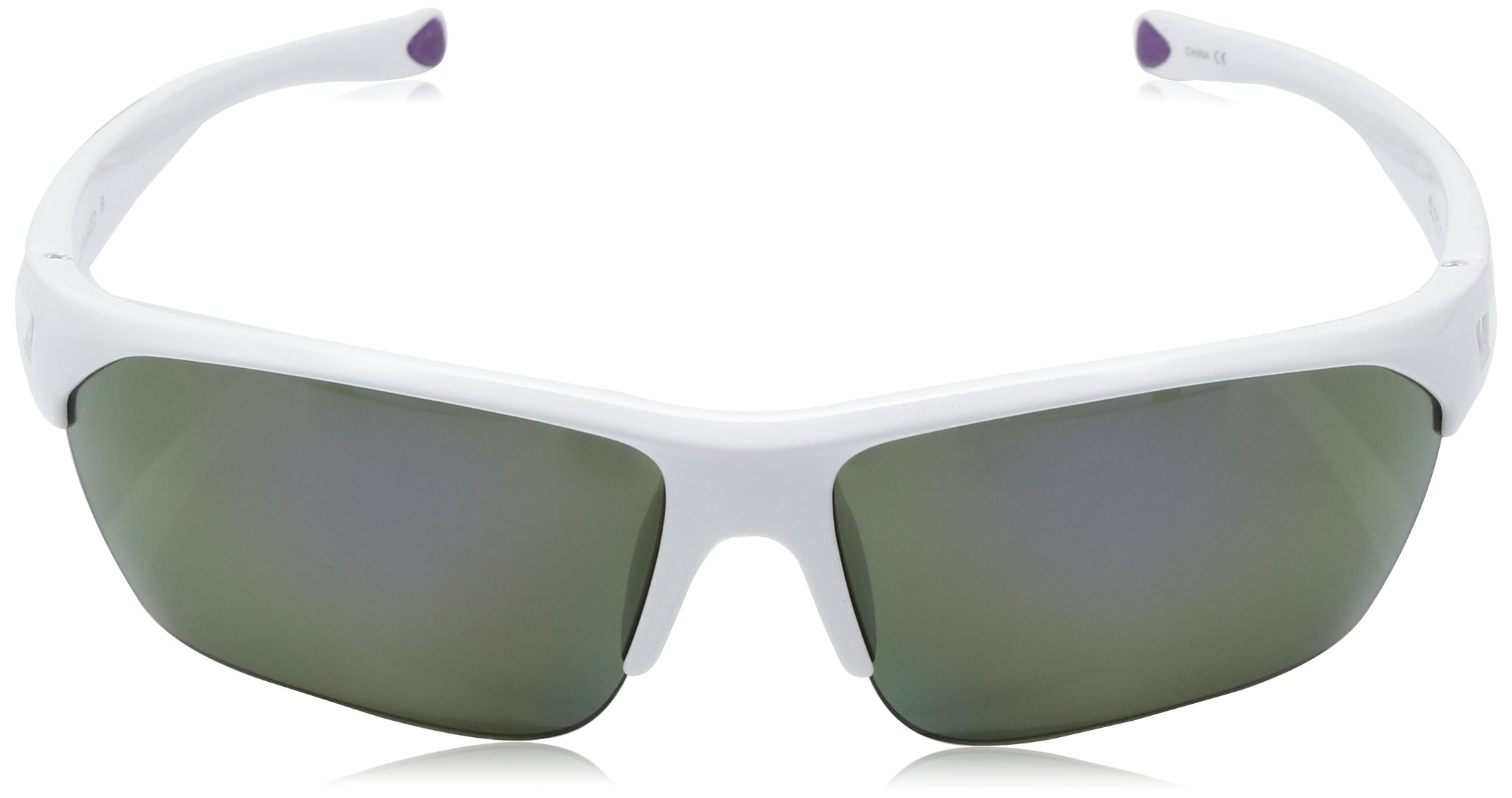 Suncloud Detour Sunglasses, White Frame/Purple Mirror Polycarbonate Lens, One Size