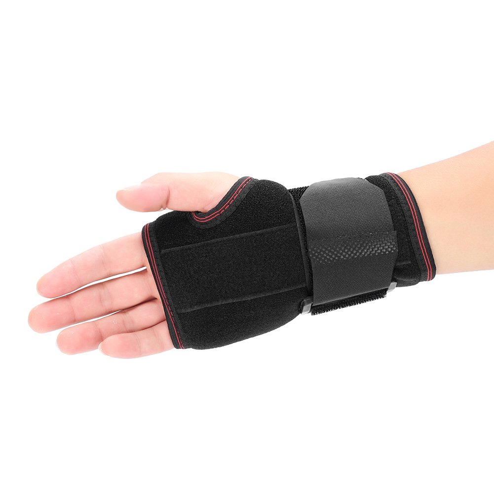 Uxsiya Wrist Support Adjustable Breathable Wrist Brace Splint Ligament Injury Arm Protection Strap Perfect for Carpal Tunnel Arthritis Tendonitis Sprains and More(Right)