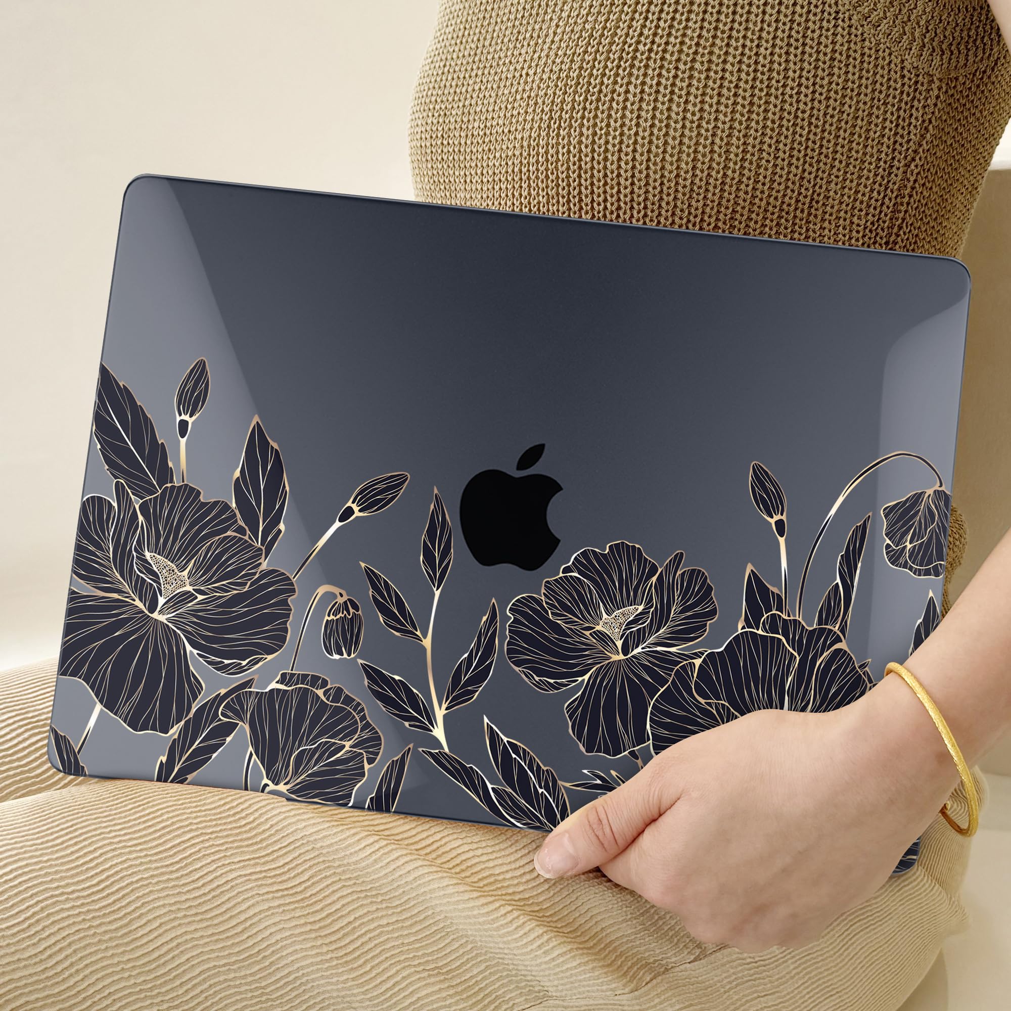 TwoL Print Hard Shell Case and Keyboard Skin Screen Protector for New MacBook Air 13 inch 2018-2021 Release Model: A1932 / A2179 / A2337 M1 with Retina Display, Creative Explosion