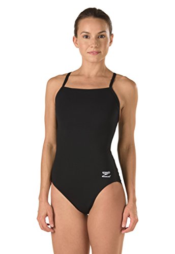 Speedo Women's Swimsuit One Piece Endurance+ Closed Back Solid - Manufacturer Discontinued