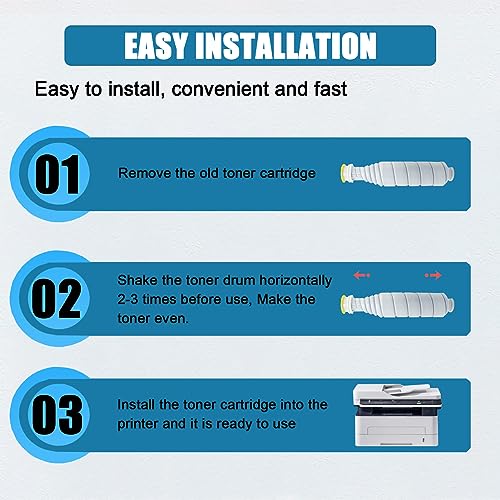 RIOMAN TN710 Toner Cartridge Replacement Compatible for Konica Minolta High Yield Work for Konica Minolta Bizhub 600 601 750 751 Printers