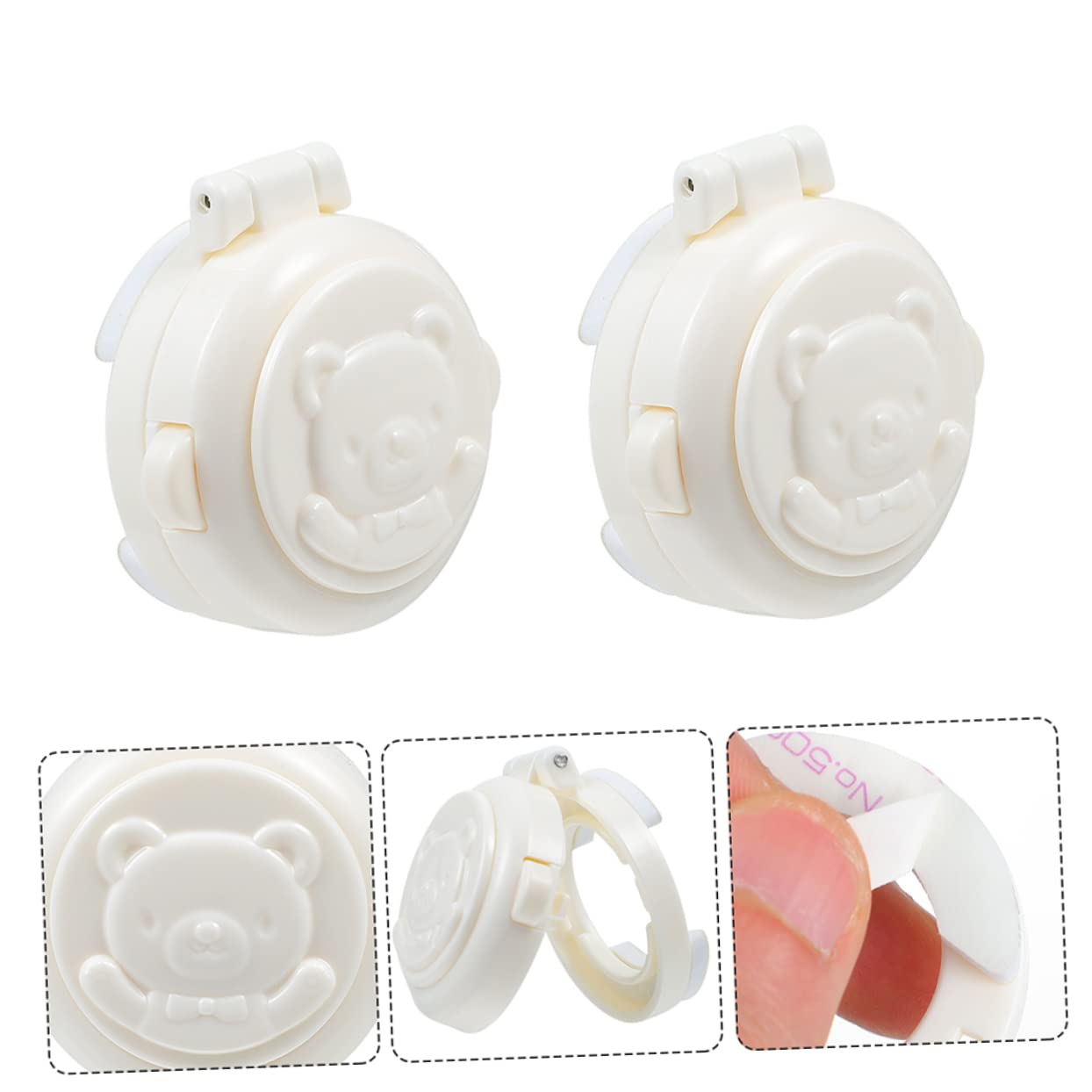 VILLCASE 3pcs Protection Cap Car Power on Off Car Protector Car Push Button Cover Protector Push Button Cover Safety Button Cover Washing Machine Button Covers