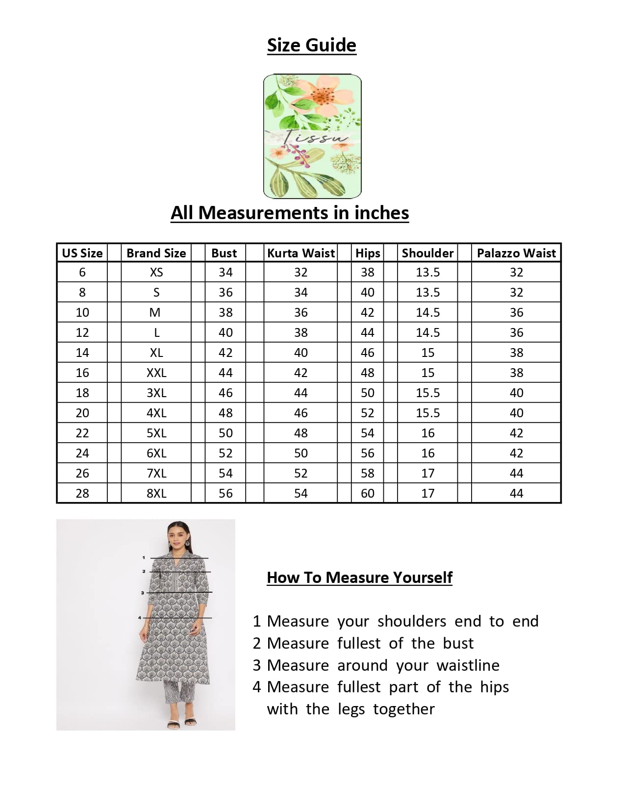 Tissu Women's Rayon Beige Floral Printed Flared Kurta (Beige_XXL)