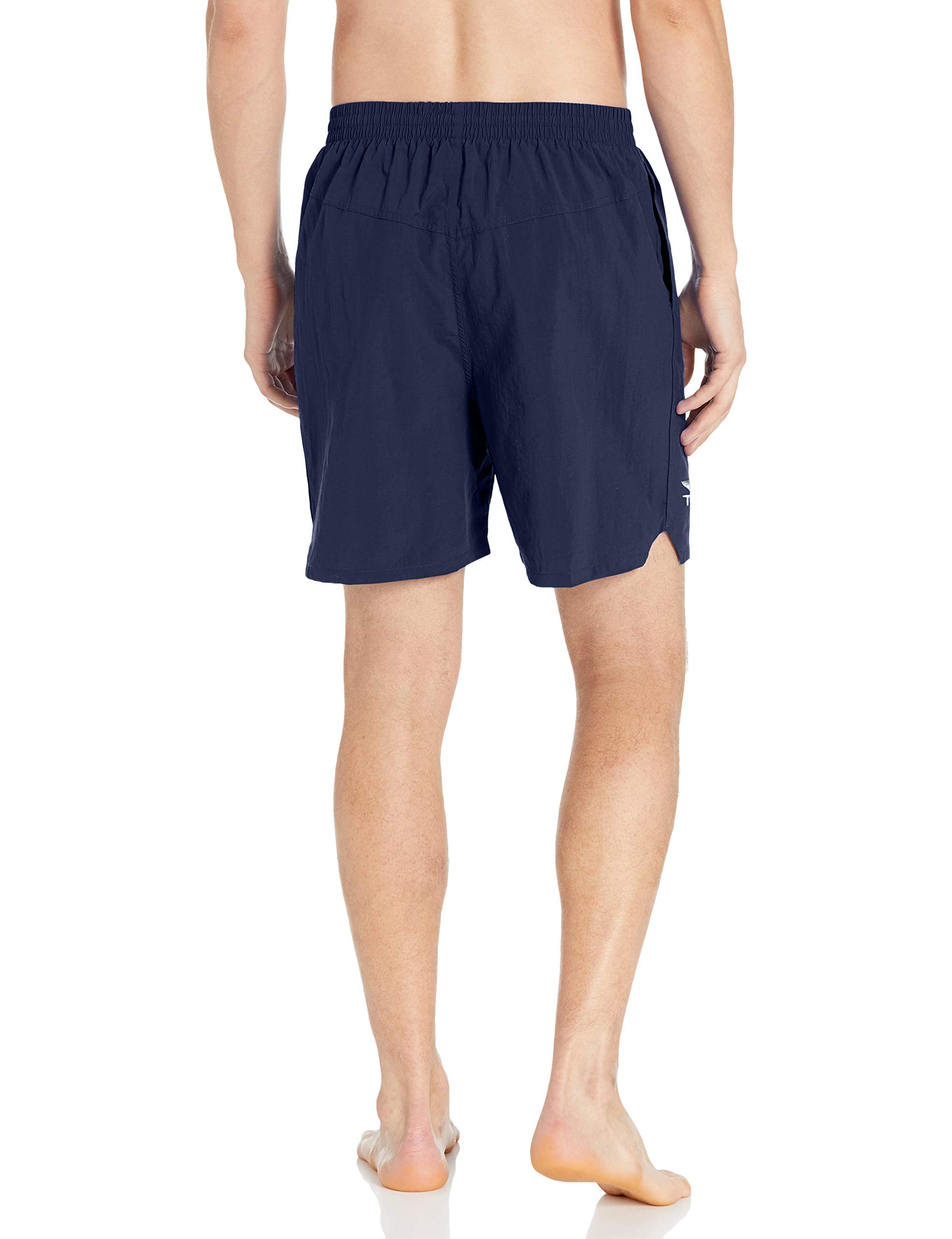 TYR Men's Classic Deck Swim Shorts, Navy, Medium