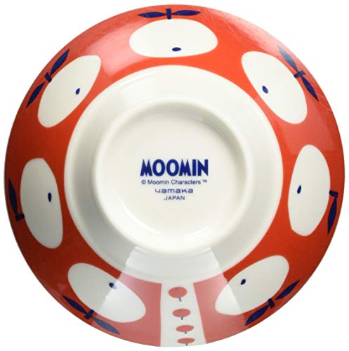Yamaka Shoten MOOMIN MM032-312 Rice Bowl, Little My, Made in Japan, Red, 9.5 fl oz (280 ml)