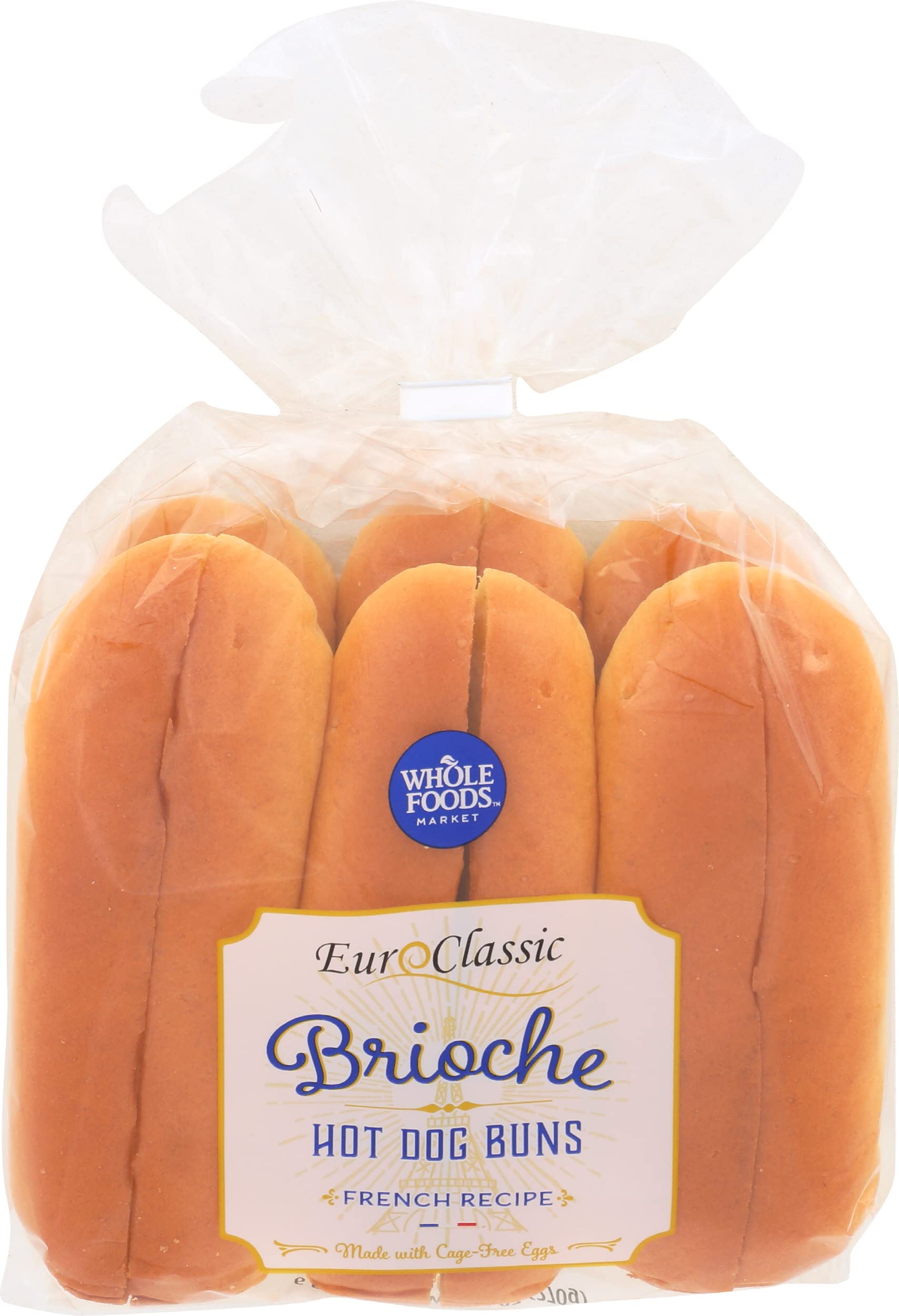 Whole Foods Market, Brioche Hot Dog Buns, 6 ct