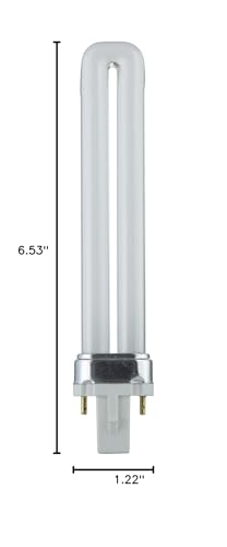 Sunlite PL9/SP41K/10PK 2-Pin Fluorescent 9W 4100K Cool White U Shaped PL CFL Twin Tube Plugin Light Bulbs with G23 Base (10 Pack)