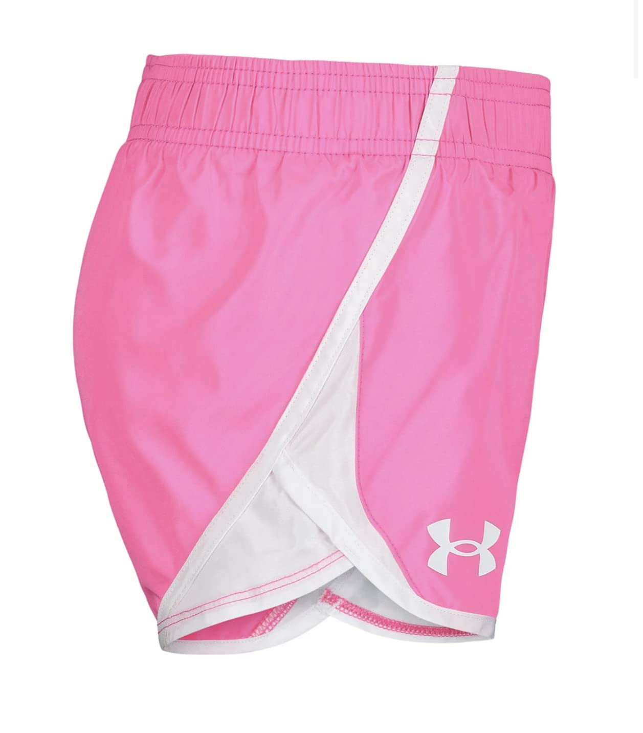 Under Armour Girls' Little Record Breaker Short, Pink Surge SP20, 6