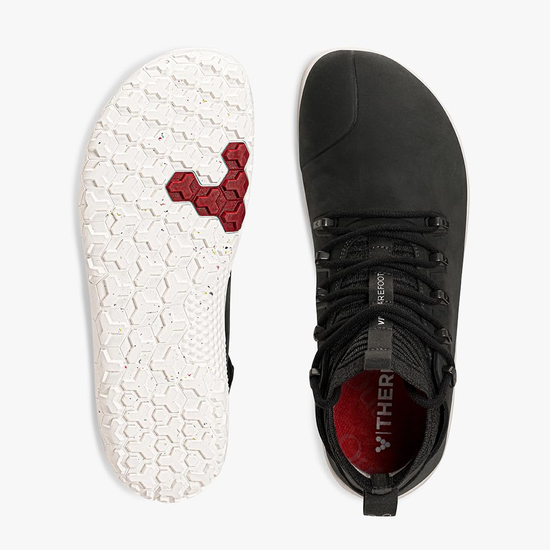 Vivobarefoot Magna FG, Womens Leather And Wool Hiking Trainers With Barefoot Sole
