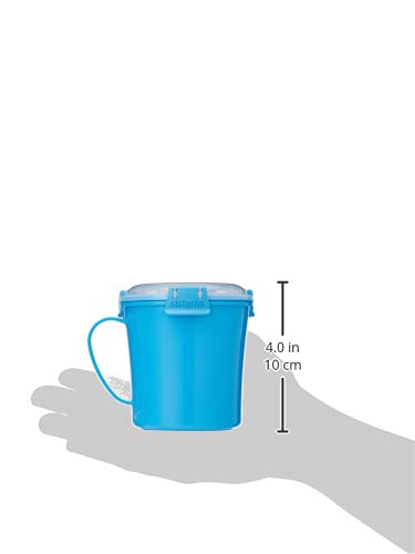 Sistema Microwave Soup Mug, 2.8 Cup, Medium, Blue