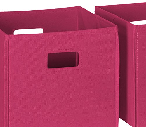 RiverRidge 2 Pc Folding Storage Bin Set, No Size, Hot Pink, 2 Piece