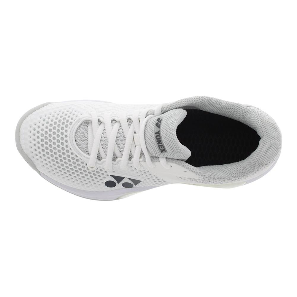Yonex Power Cusion Eclipsion 2 Women's Tennis Shoe (White/Silver) Size: 6