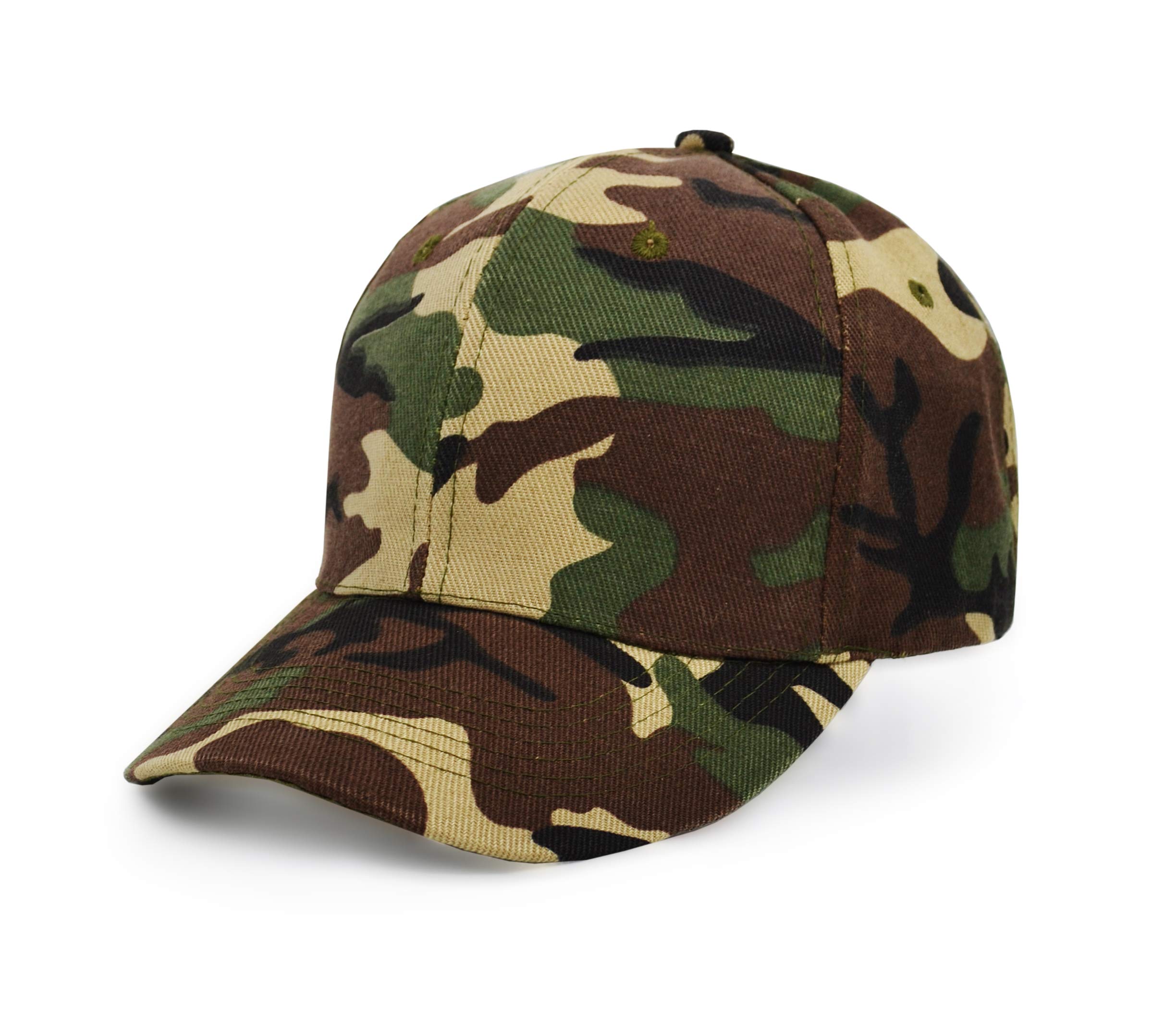 UltraKey Mens Army Military Camo Cap Baseball Casquette Camouflage Hats for Men Hunting (Green)