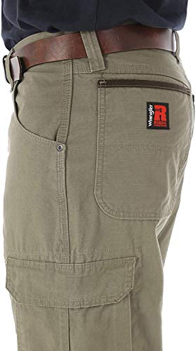 Wrangler Riggs Workwear mens Advanced Comfort Lightweight Ranger Work Utility Pants, Bark, 40W x 34L US