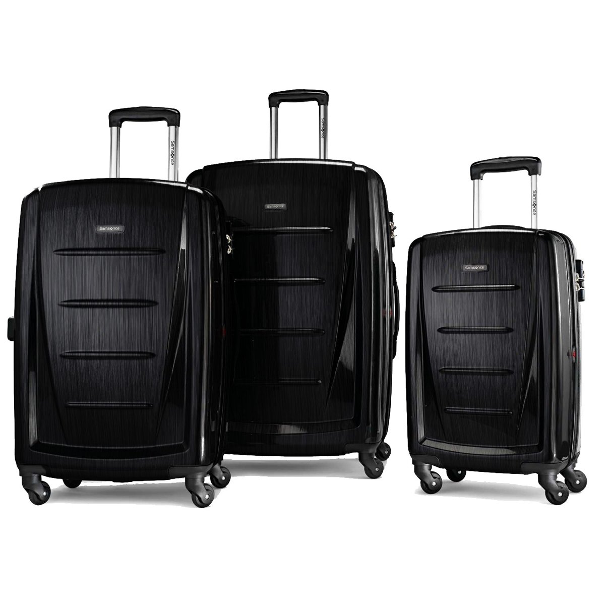 Winfield 2 Fashion 3 Piece Spinner Nesting Set (3 pc Set Brushed Black)