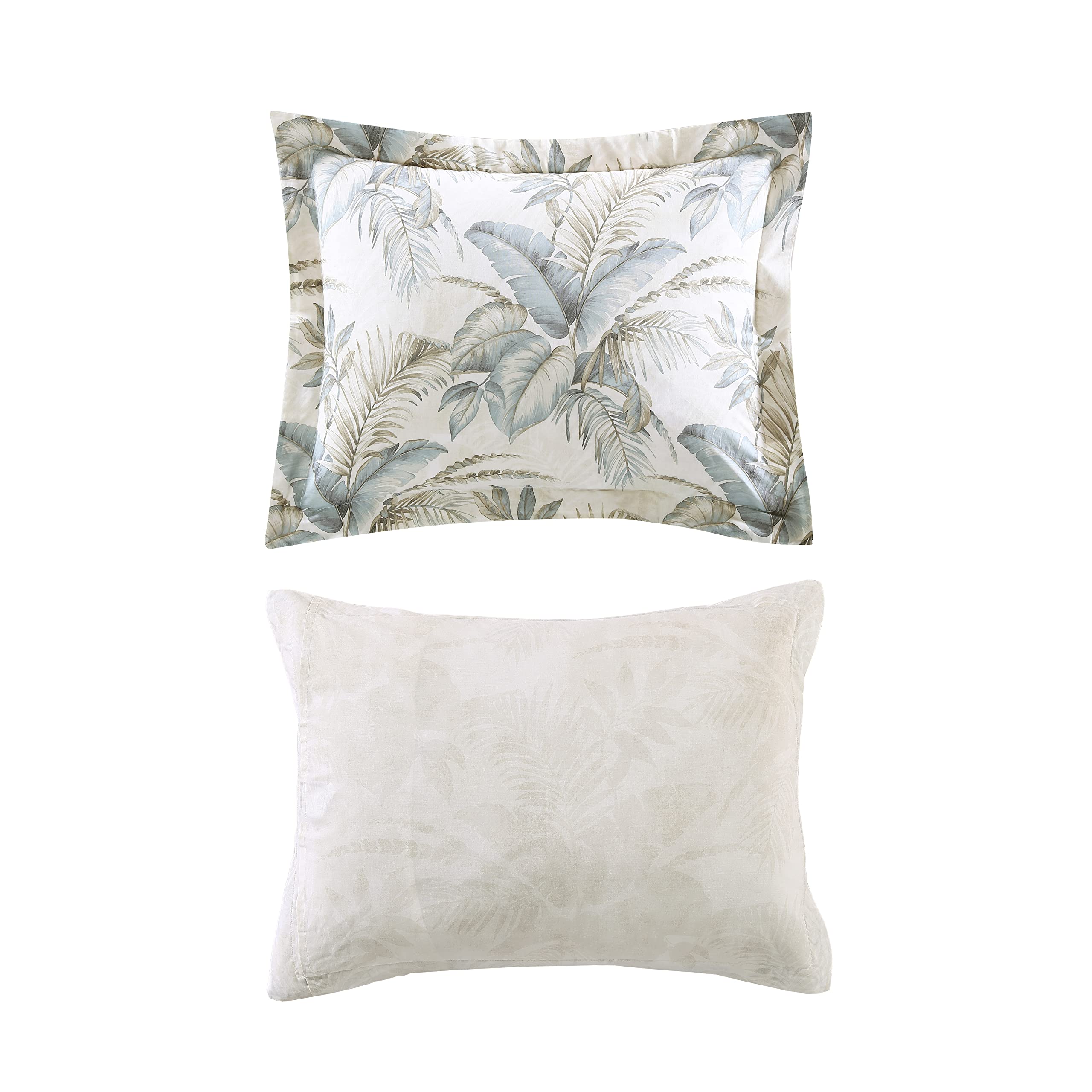 Tommy Bahama - King Comforter Set, Reversible Cotton Bedding with Matching Shams, All Season Home Decor (Bakers Bluff Blue, King)