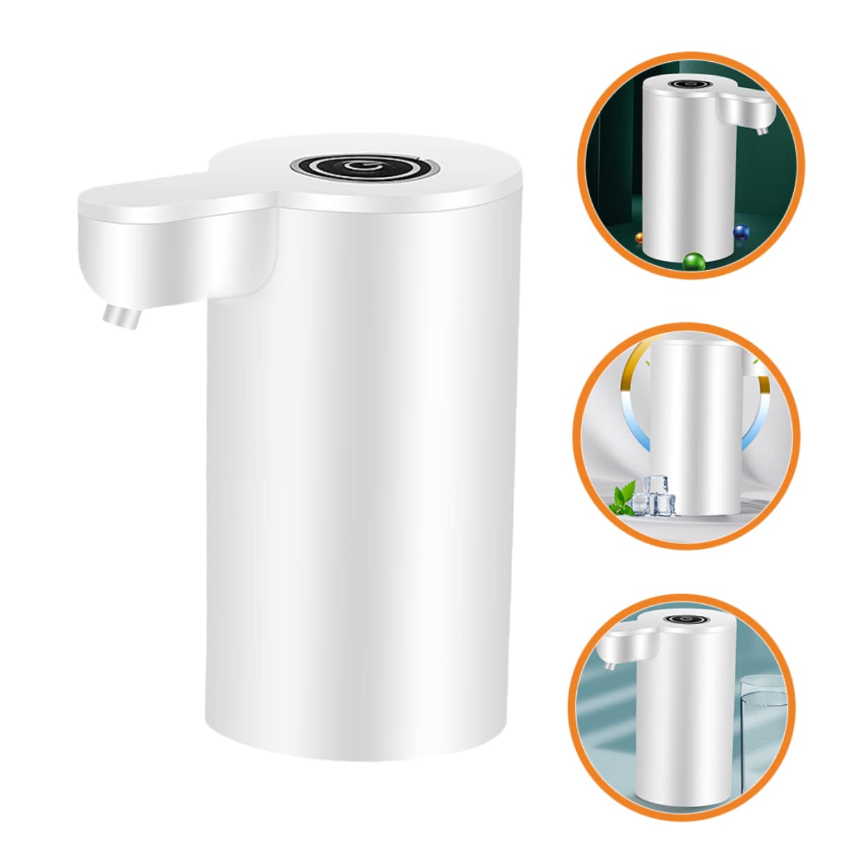 Uonlytech 4 Sets Barreled Water Pump Automatic Water Dispenser Portable Water Dispenser Water Machine Dispenser for Home Portable Water Fountain Water Bottle Pump Dispenser Water Jug Pump Pp