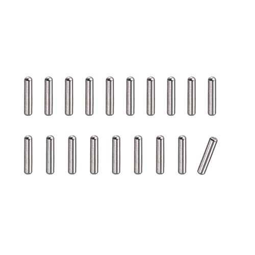 Tool parts 0.6x6mm Dowel Pins - 20pcs Round Head Flat Chamfered End Dowel Pin