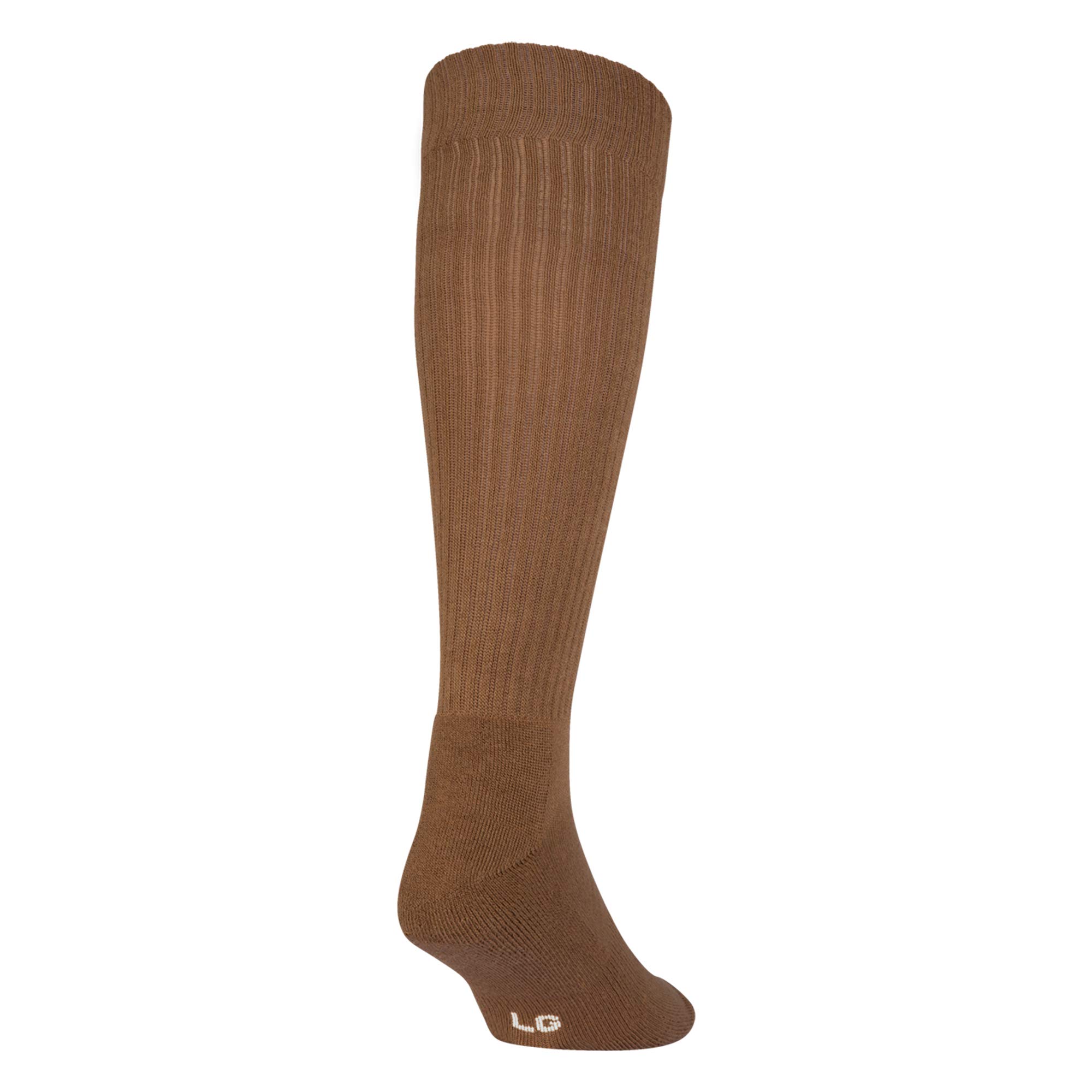 Under Armour Adult Tactical HeatGear Over-The-Calf, 1-Pair , Coyote Brown/White , X-Large