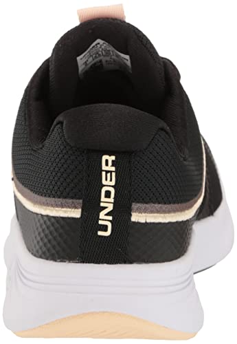 Under Armour Women's Charged Breathe Bliss, (005) Black/Metallic Light Copper/Peach Ice, 8