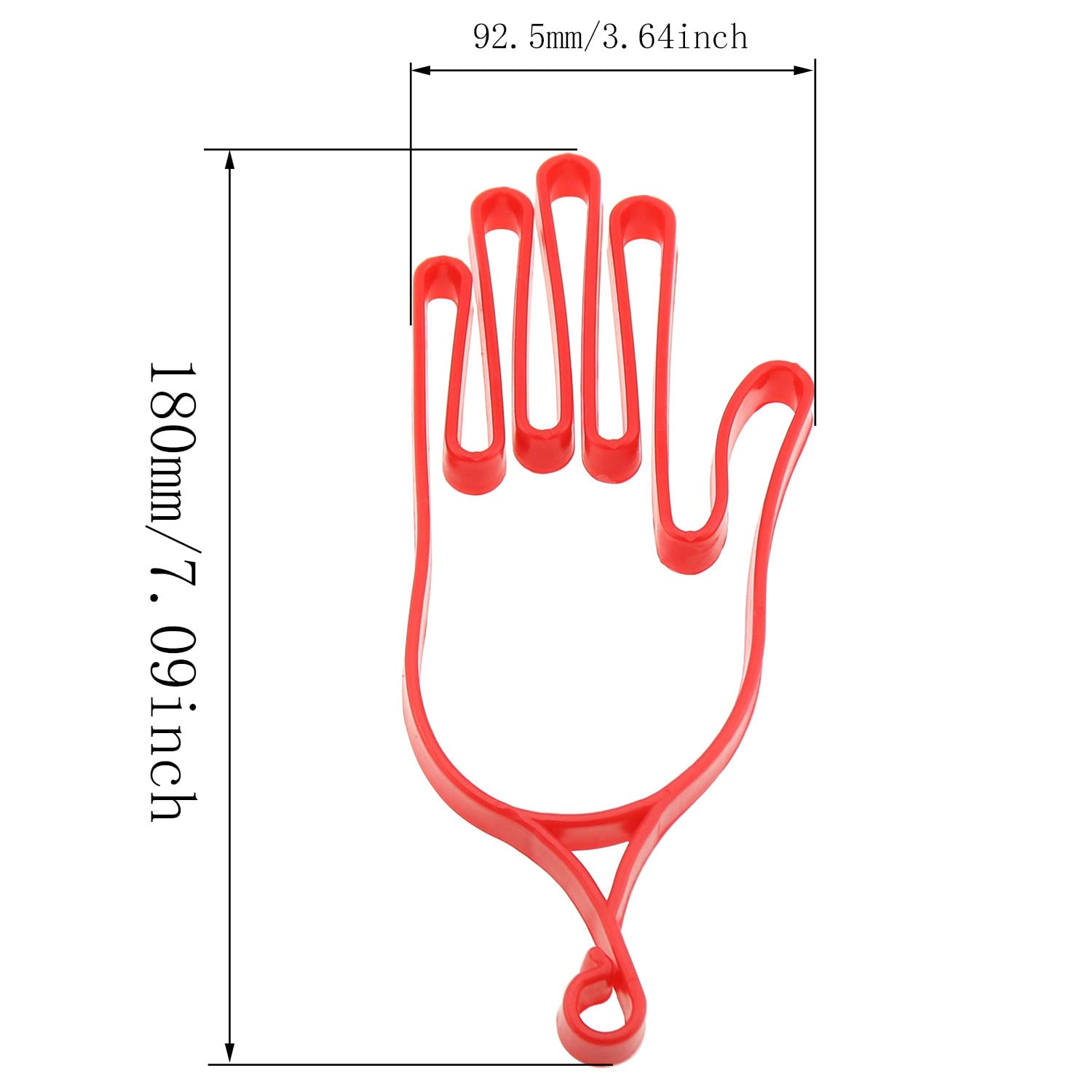 ZZHXSM Golf Gloves Stretcher 2PCS Durable Outdoor Sport Gloves Holder Keeper Hanger Dryer Shaper Tool Accessories, Gloves Support Frame