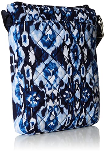 Vera Bradley Women's Cotton Mini Hipster Crossbody Purse With RFID Protection, Ikat Island, One Size