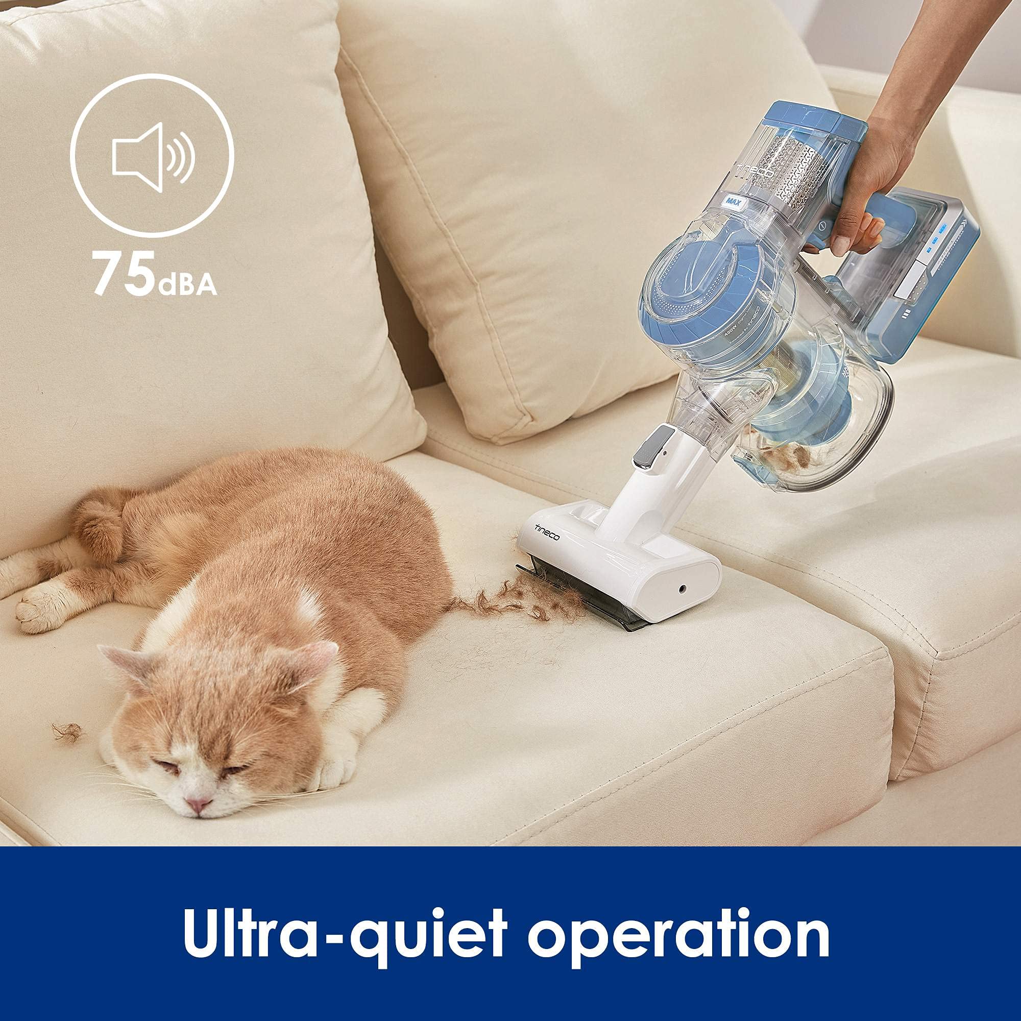 Tineco A11 Hero EX Cordless Stick Vacuum, Powerful Suction Handheld Vac Lightweight for Carpet Hard Floor