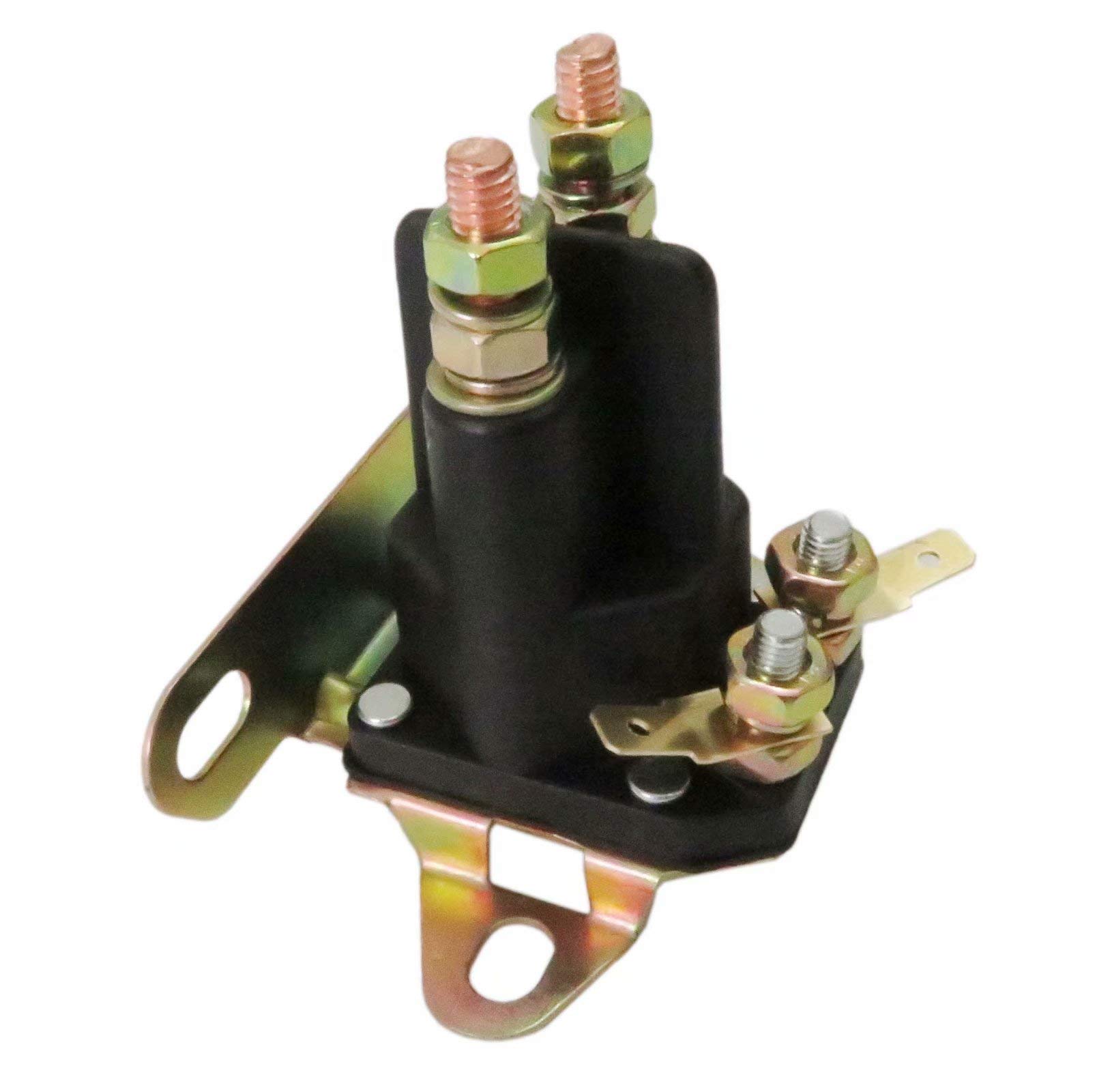 Rllyer Starter Solenoid w/ 2 Hole Bracket For Exmark Lawn Boy Toro 104-3189 117-1197