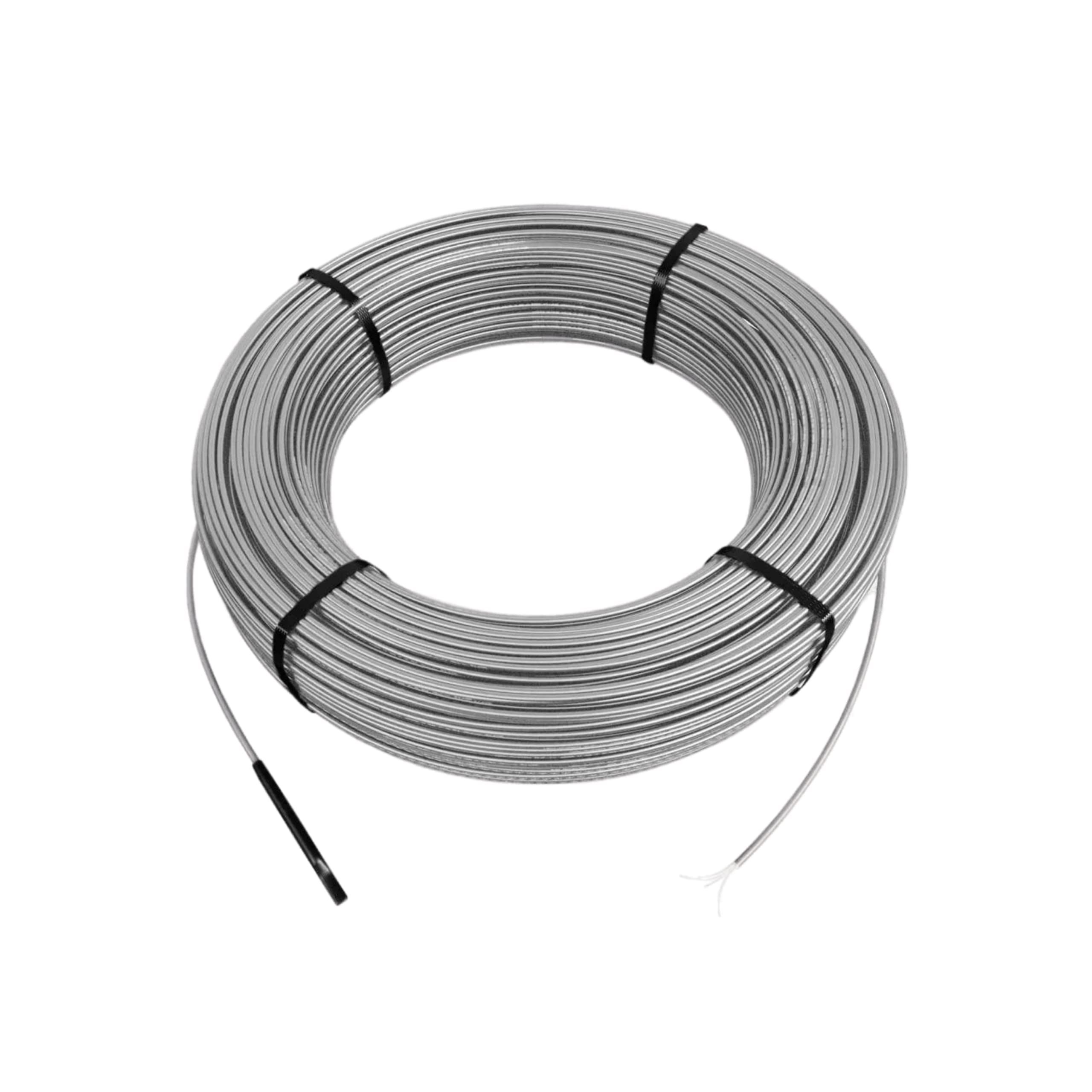 Schluter Systems Ditra Heat Electric Radiant Floor Heating Kit: Prog. Touchscreen Smart WiFi Thermostat DHERT105/BW, Heated Cable 120V 11 Sq Ft, Peel&Stick Duo Uncoupling Membrane 16.8 Sq Ft