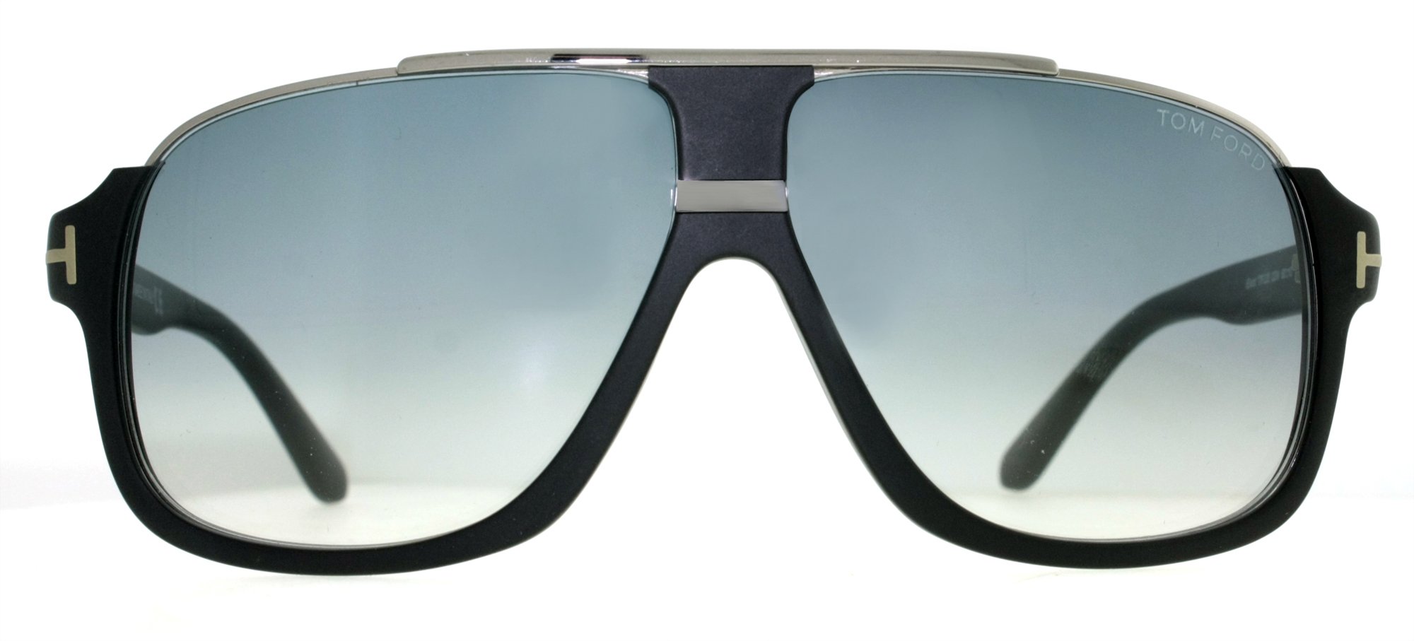 Tom Ford Tf 335 Eliott Matte Black/Silver Frame/Gray Lens 60Mm