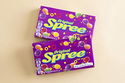 Wonka Spree Original Hard Candy, 5 Ounce Theater Candy Boxes (Pack of 12)