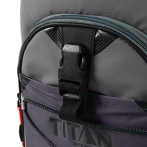 Titan Deep Freeze Backpack Cooler - 24 Can Cooler Bag Insulation, Sharkskin Gray