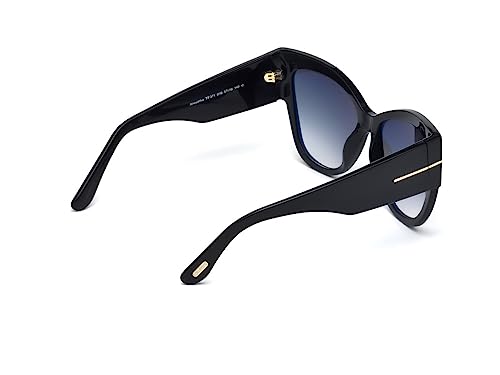 Tom Ford Women's TF371 Sunglasses, Shiny Black