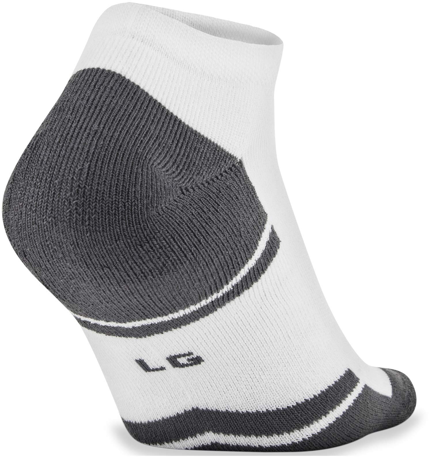 Under Armour Adult Resistor 3.0 No Show Socks, Multipairs , White/Graphite (12-Pairs) , Medium